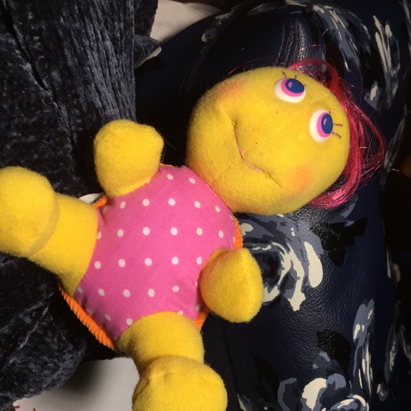 Hasbro | Toys | Vintage Hasbro Plush Topsy Turtles 988 5yellow Polka ...